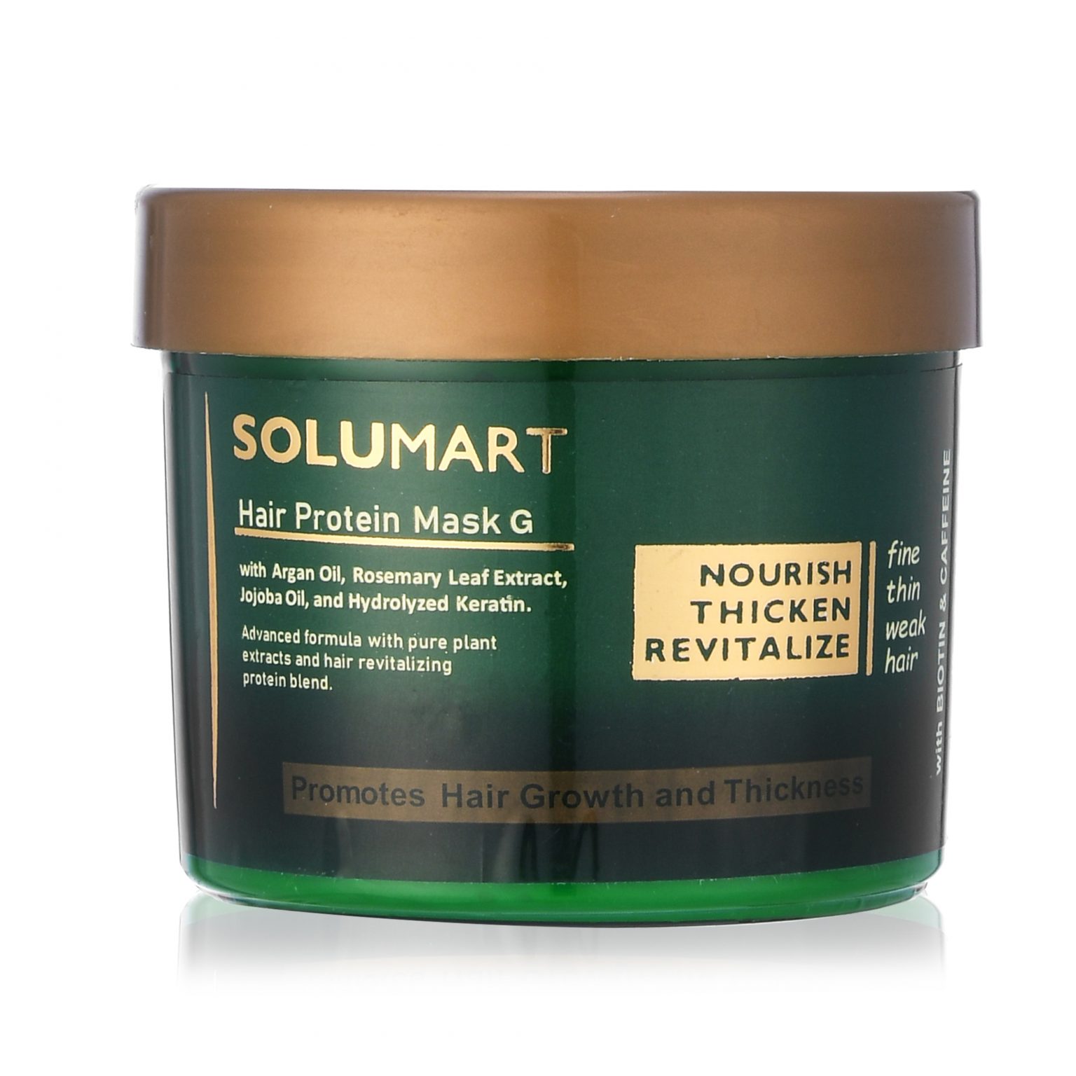 Solumart hair protein Mask (G). Promotes hair Growth & thickness ...