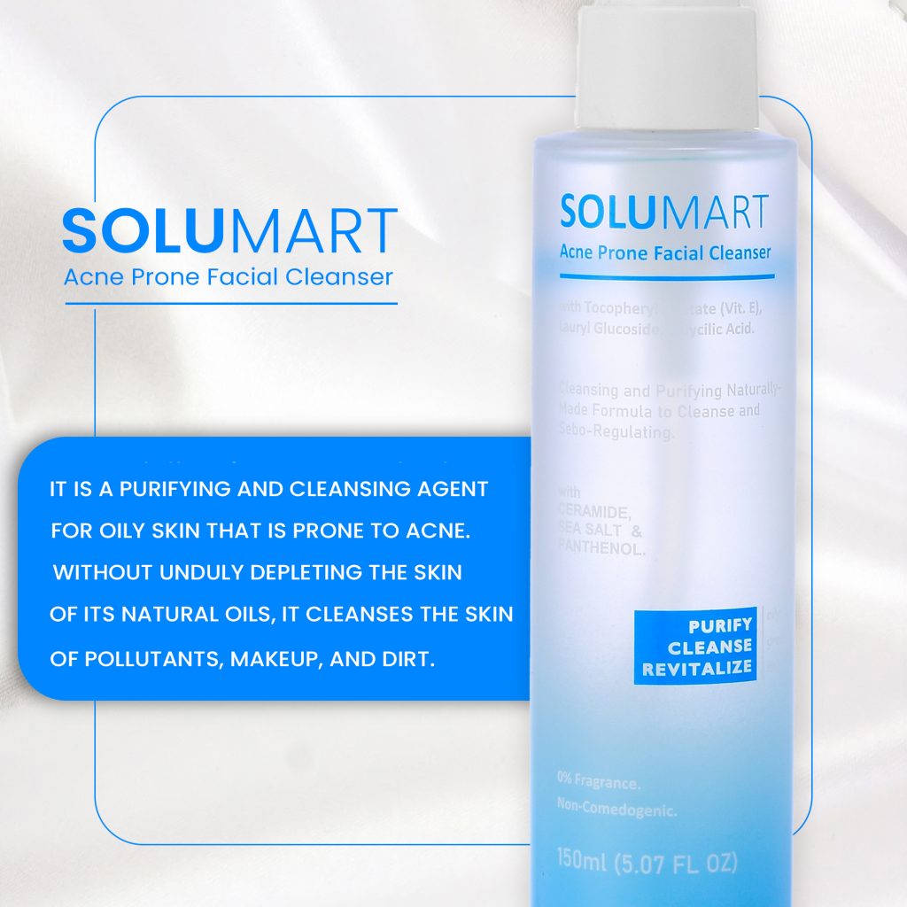 Solumart Acne – Prone Facial Cleanser – SUPREMO PHARM